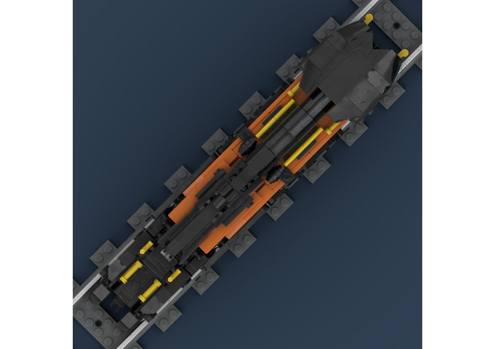 Lego Moc Nuclear Train Fallout Game By Mfan8 Rebrickable Build