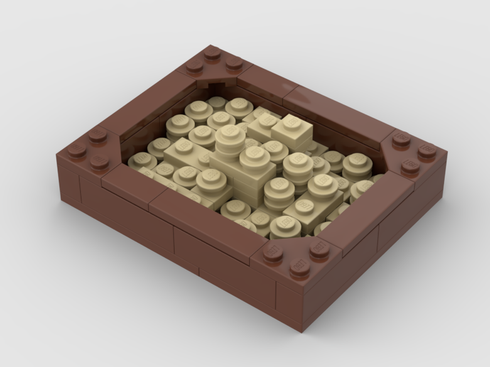 LEGO MOC sand box by EBbuilds | Rebrickable - Build with LEGO