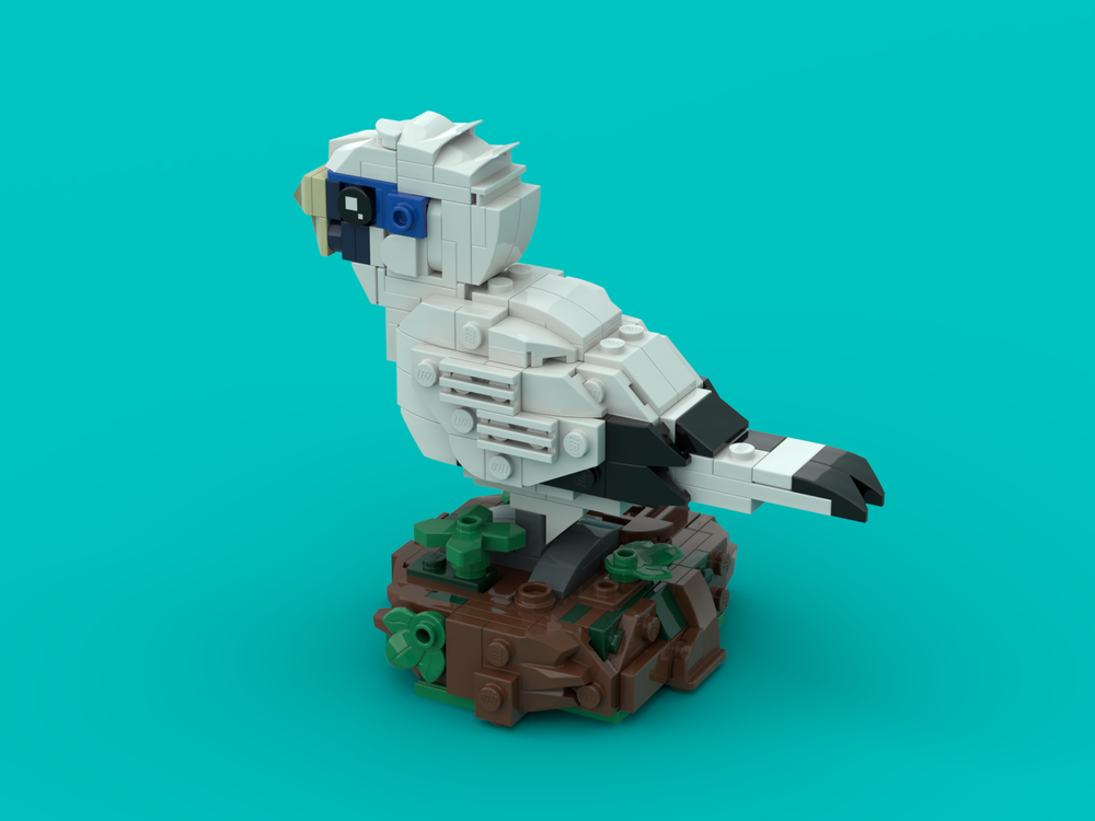 Lego Moc Bali Myna By Penguins And Plastic Rebrickable Build With Lego
