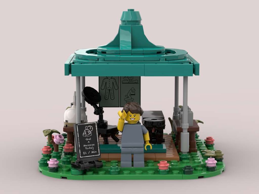 LEGO MOC The Massage Tent - Market Stall Series by PortCityBricks ...