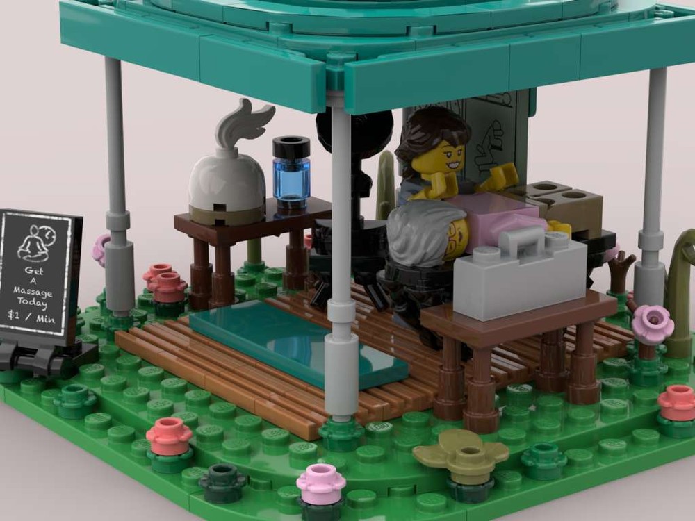 LEGO MOC The Massage Tent - Market Stall Series by PortCityBricks ...