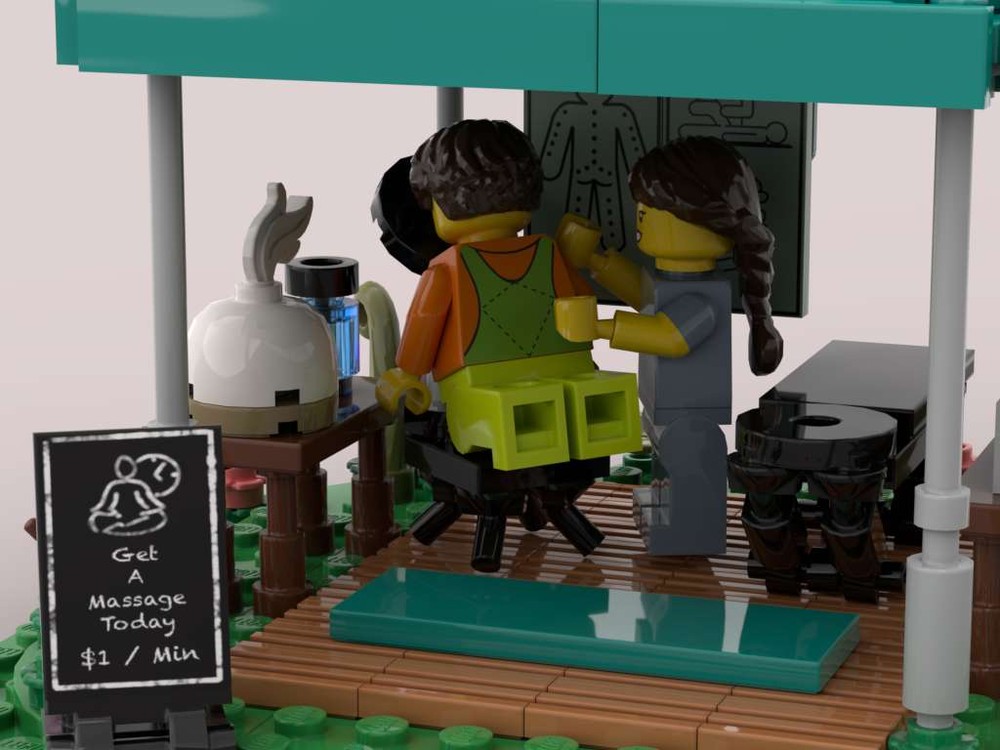 LEGO MOC The Massage Tent - Market Stall Series by PortCityBricks ...
