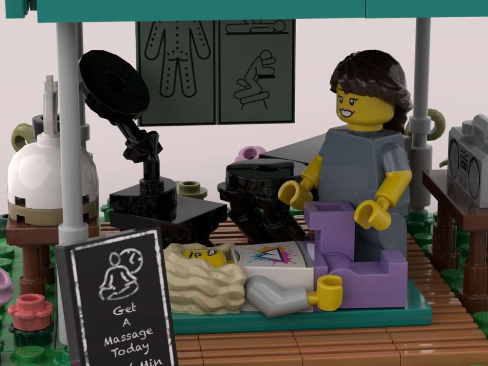 LEGO MOC The Massage Tent - Market Stall Series by PortCityBricks ...