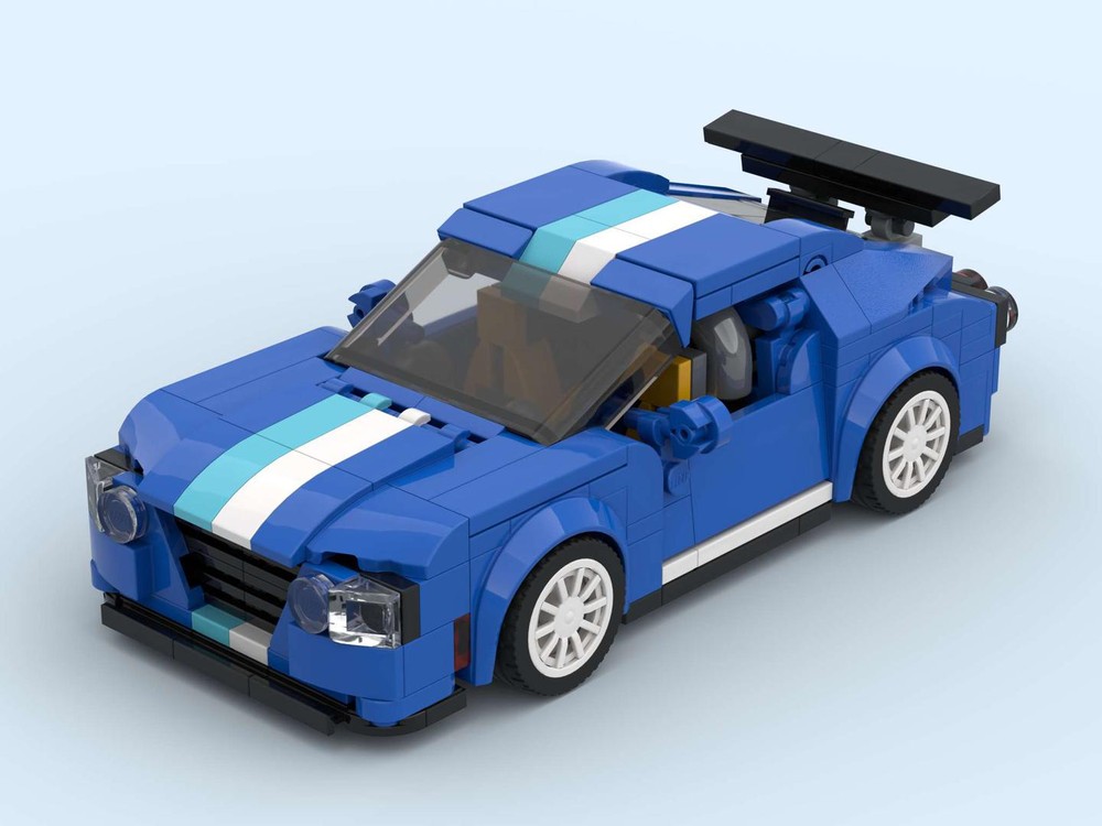 LEGO MOC Turbo Track Racer by SILLERT09 | Rebrickable - Build with LEGO