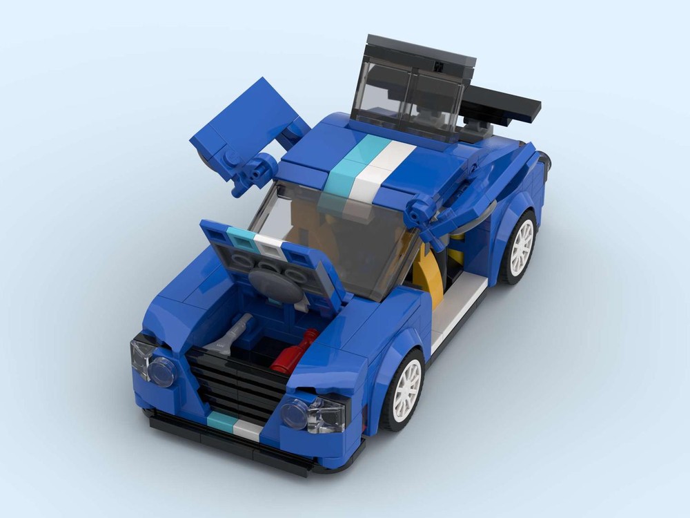 Lego Moc Turbo Track Racer By Sillert09 Rebrickable Build With Lego