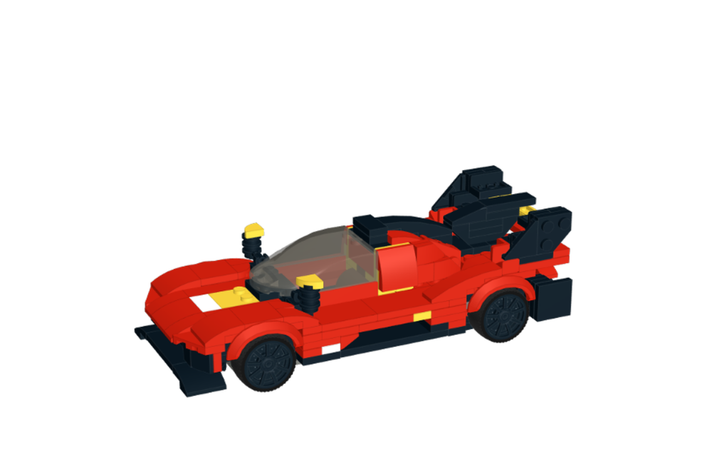 Lego Moc Ferrari 499p By Lucidmocs Rebrickable Build With Lego