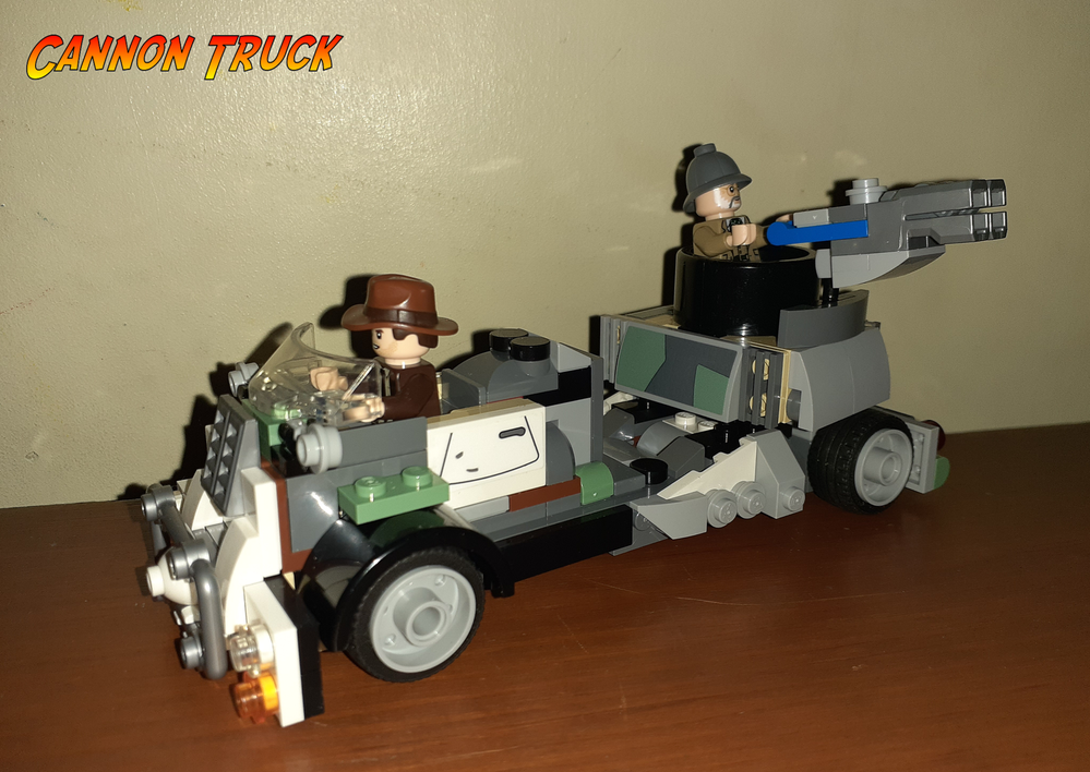 LEGO MOC Cannon Truck - alt of 77012-1 by ChzHd | Rebrickable - Build ...