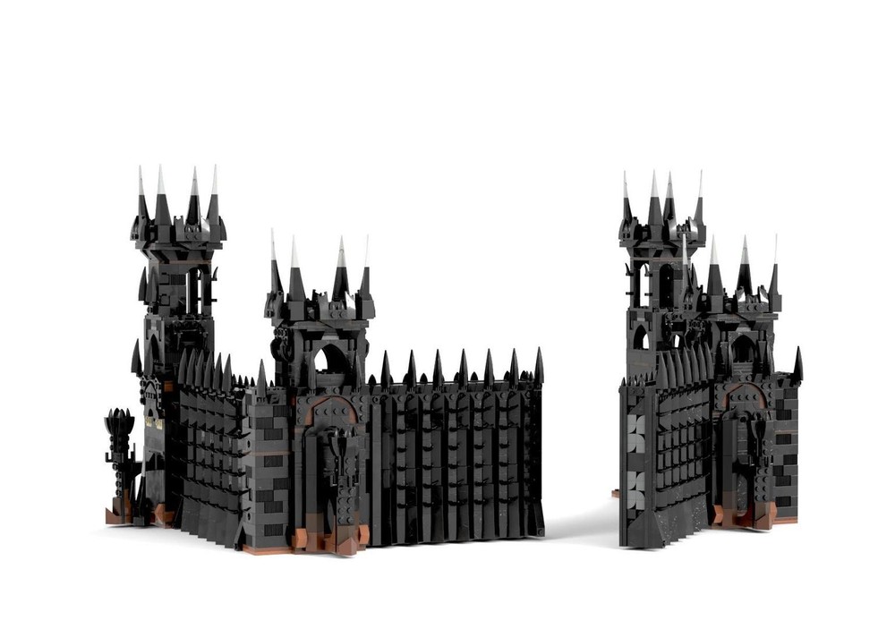 LEGO MOC LOTR Black Gate by Tigerton_bricks | Rebrickable - Build with LEGO