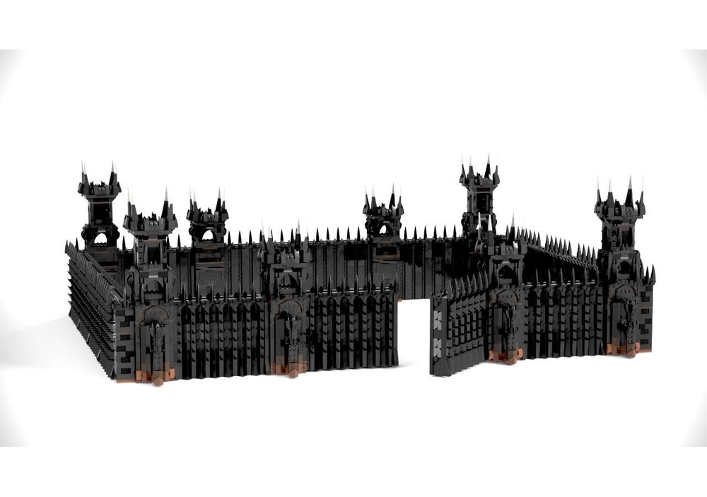 LEGO MOC LOTR Black Gate by Tigerton_bricks | Rebrickable - Build with LEGO