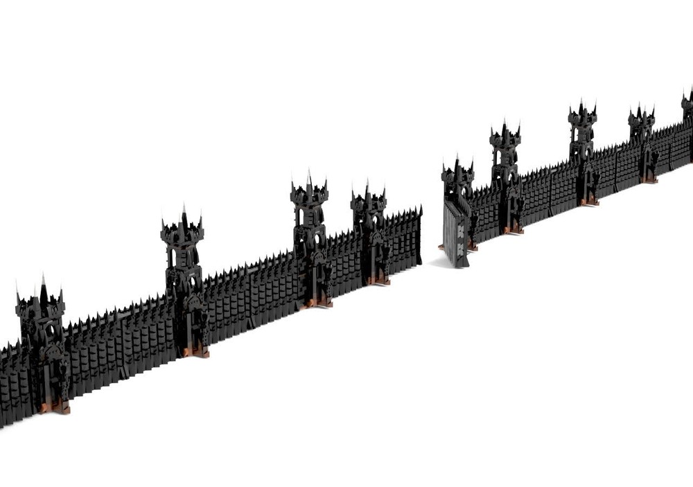 LEGO MOC LOTR Black Gate by Tigerton_bricks | Rebrickable - Build with LEGO