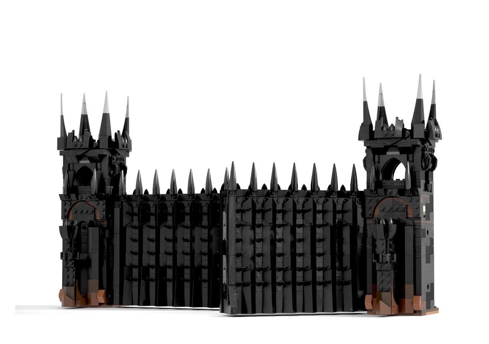 LEGO MOC LOTR Black Gate by Tigerton_bricks | Rebrickable - Build with LEGO