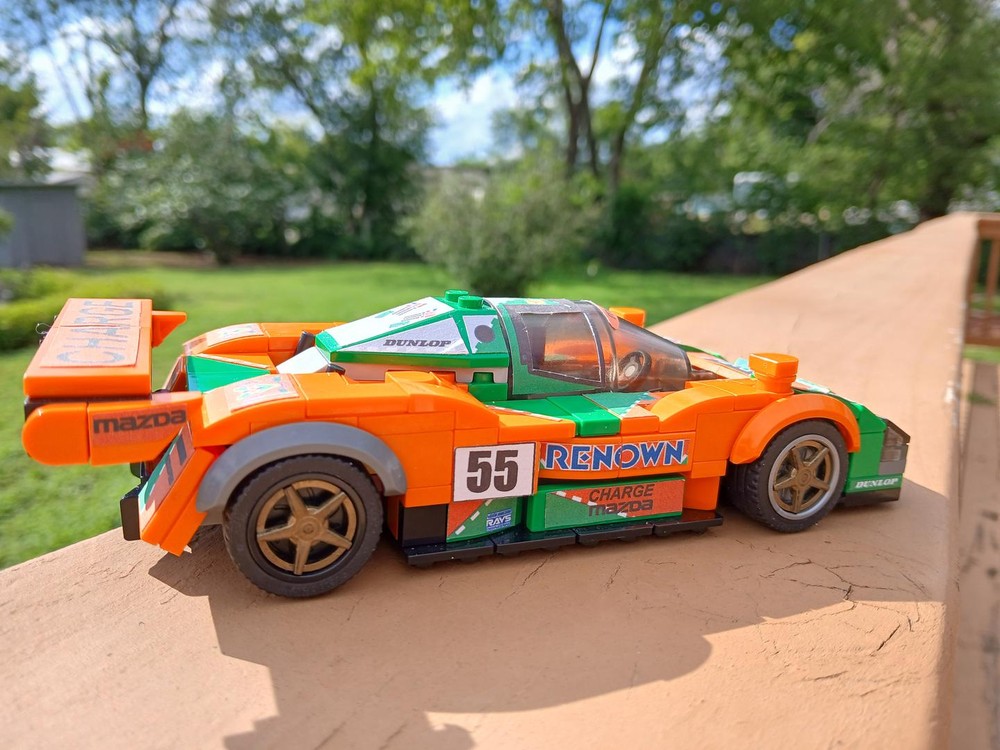 Lego Moc 1991 Mazda 787b By Excessivecarstuff Rebrickable Build