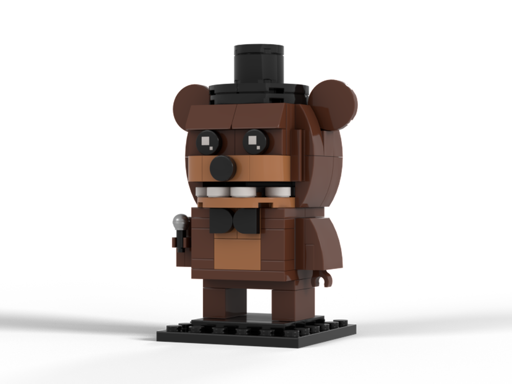 LEGO MOC Freddy Fazbear Brickheadz by lujbel | Rebrickable - Build with ...