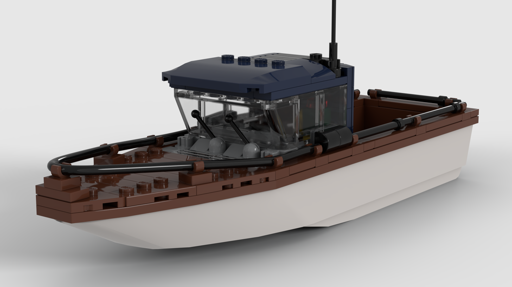 LEGO MOC Small Fishing Boat by patedod266 | Rebrickable - Build with LEGO