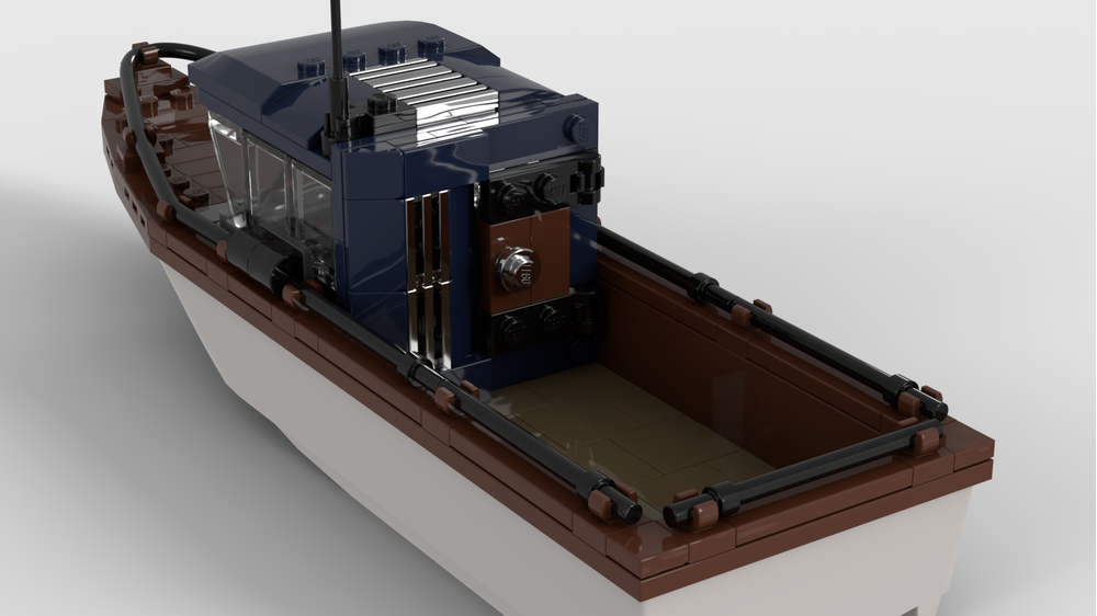 LEGO MOC Small Fishing Boat by patedod266 | Rebrickable - Build with LEGO