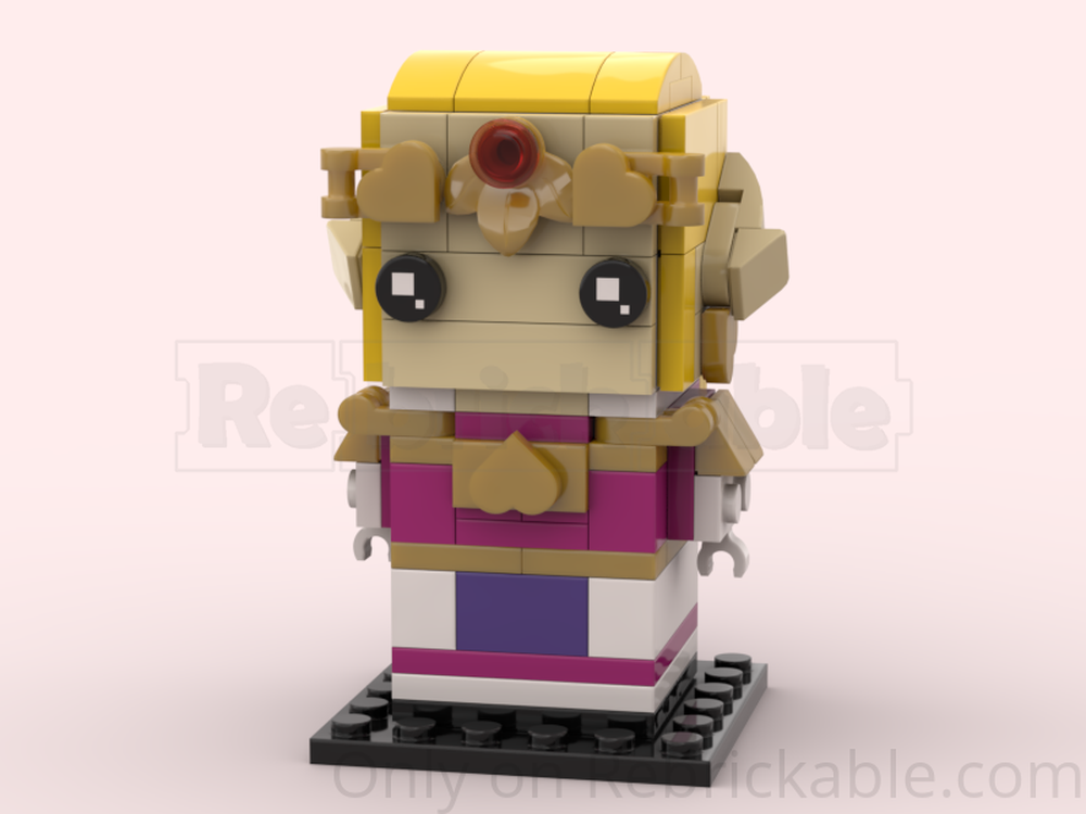 LEGO MOC OOT Zelda Brickheadz by Seanster-7 | Rebrickable - Build with LEGO