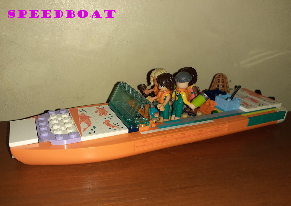 LEGO MOC Speedboat - alt of 41734-1 by ChzHd | Rebrickable - Build with ...
