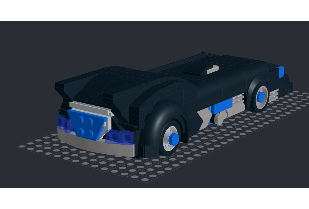 LEGO MOC Batmobile (2007 animated show) by Horizon_ | Rebrickable ...
