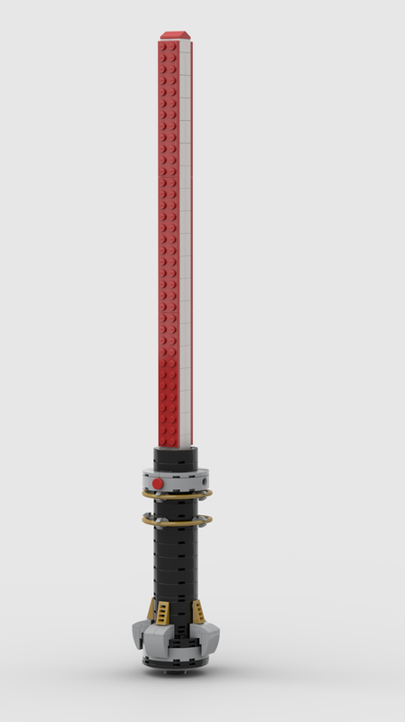 LEGO MOC-189236 lightsaber red by Rhi bricks | Rebrickable - Build with ...