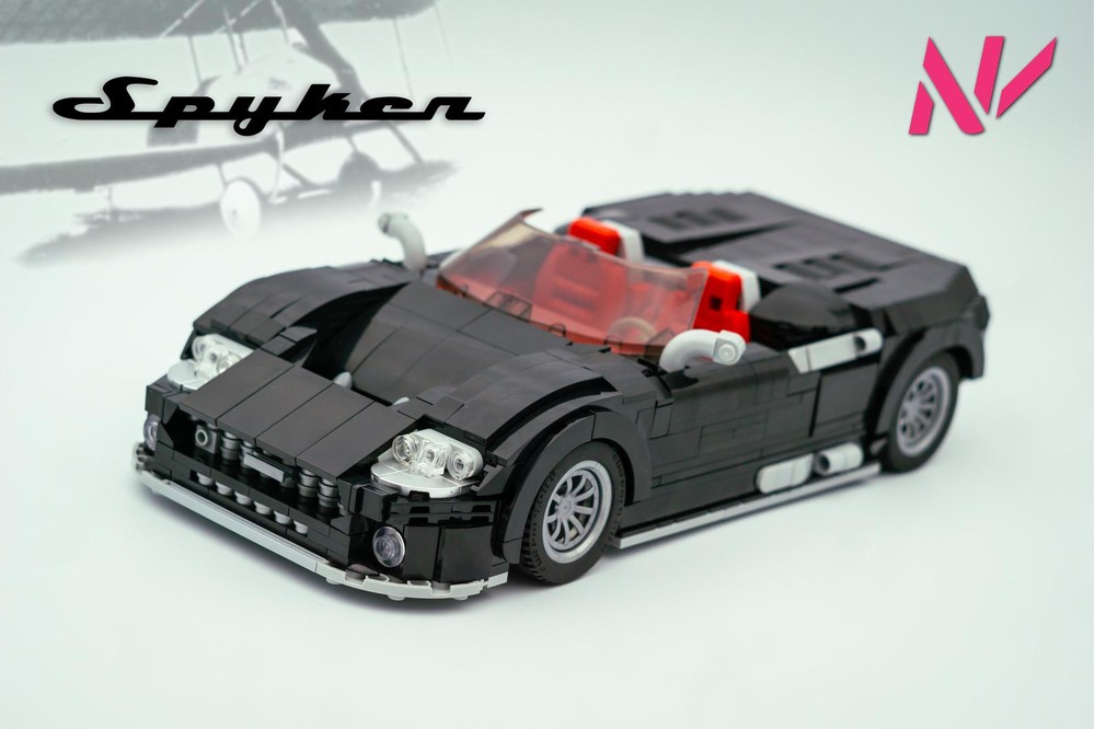 Lego Moc Spyker C8 Spyder 16 Wide By Nv Carmocs Rebrickable Build