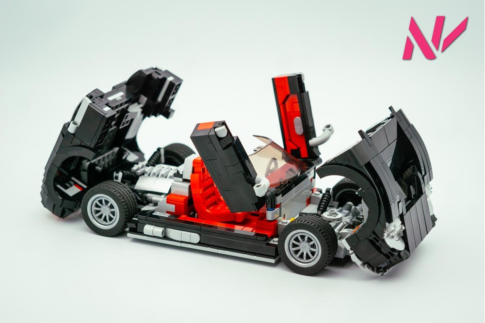 Lego Moc Spyker C8 Spyder 16 Wide By Nv Carmocs Rebrickable Build