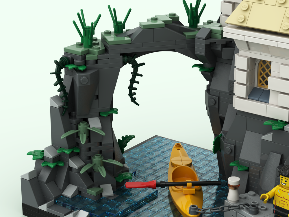 LEGO MOC Cliffside Mediterranean Villa by StarvedMonkey | Rebrickable ...