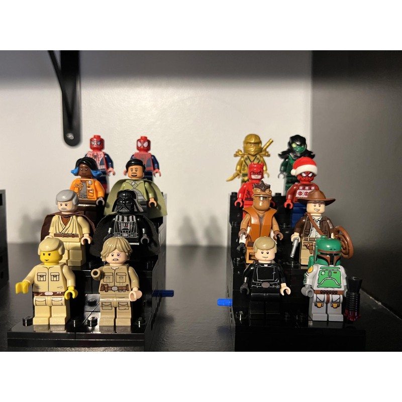 LEGO MOC Modular minifigure display! by thejedibrick | Rebrickable ...
