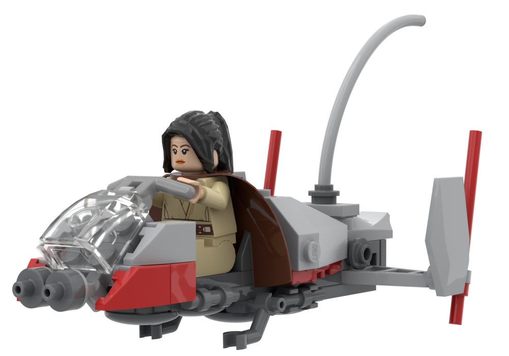 Lego Moc Jedi Speeder From The Acolyte By Orchardbuilds Rebrickable
