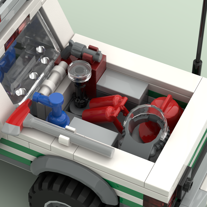 LEGO MOC Forest Fire Service Patrol Pickup by Wacky | Rebrickable ...