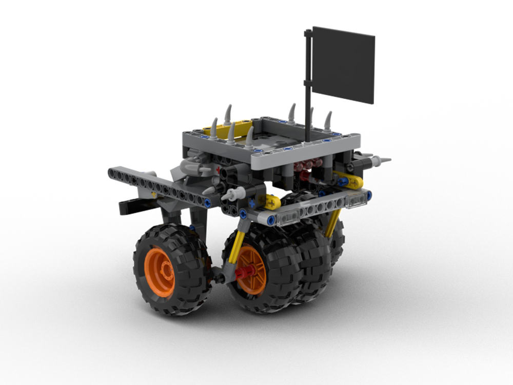 Lego Moc Rc Car Trailer By Buildingbythebrick Rebrickable Build
