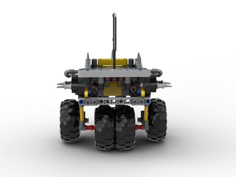 Lego Moc Rc Car Trailer By Buildingbythebrick Rebrickable Build