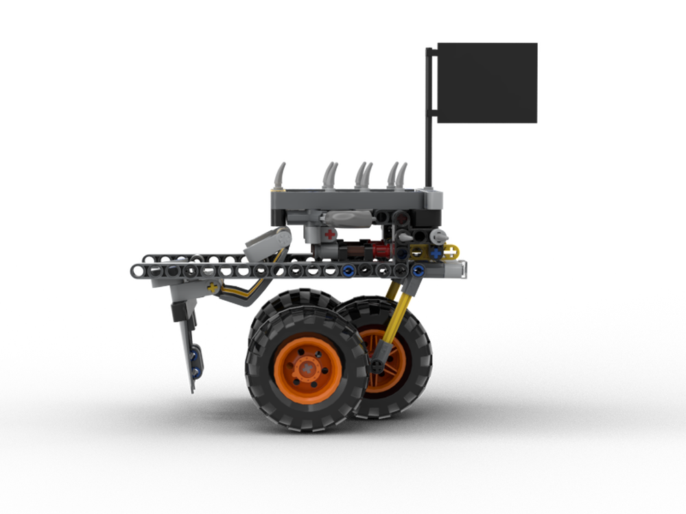 Lego Moc Rc Car Trailer By Buildingbythebrick Rebrickable Build