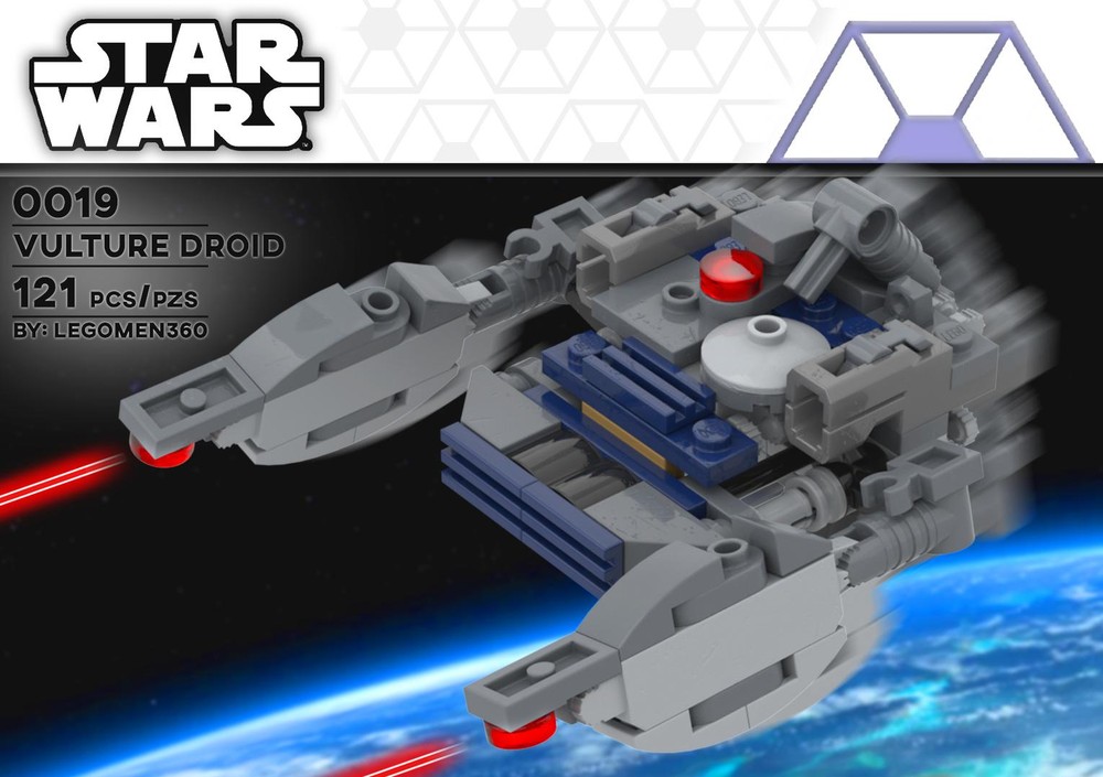 LEGO MOC Clone Speeder and Vulture Droid by Legomen360 | Rebrickable ...