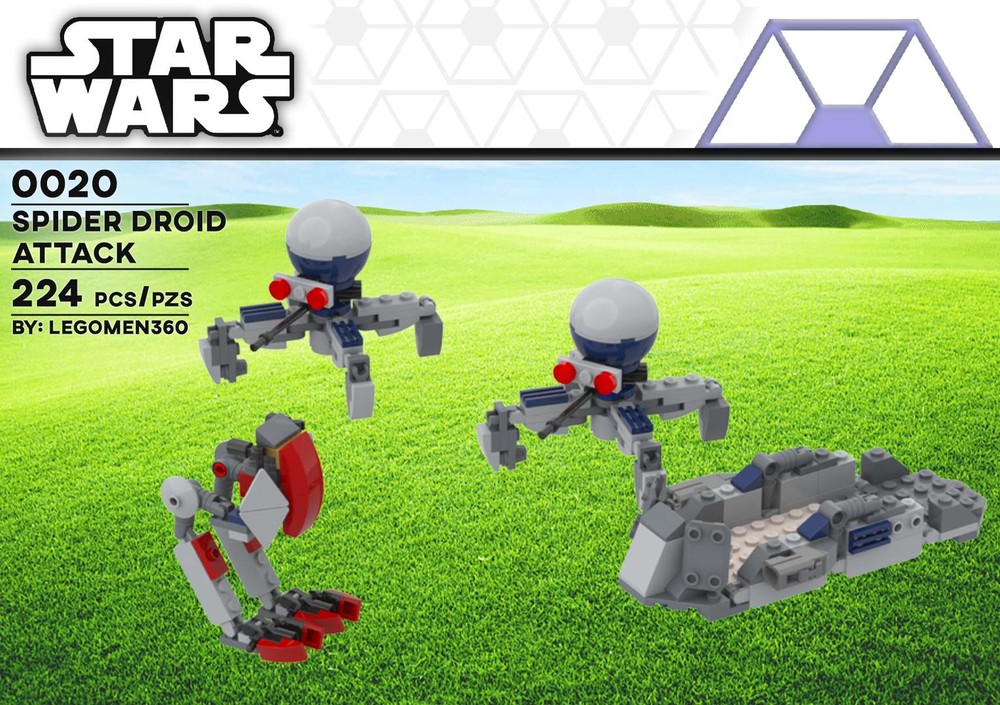 LEGO MOC Spider Droid Attack by Legomen360 | Rebrickable - Build with LEGO
