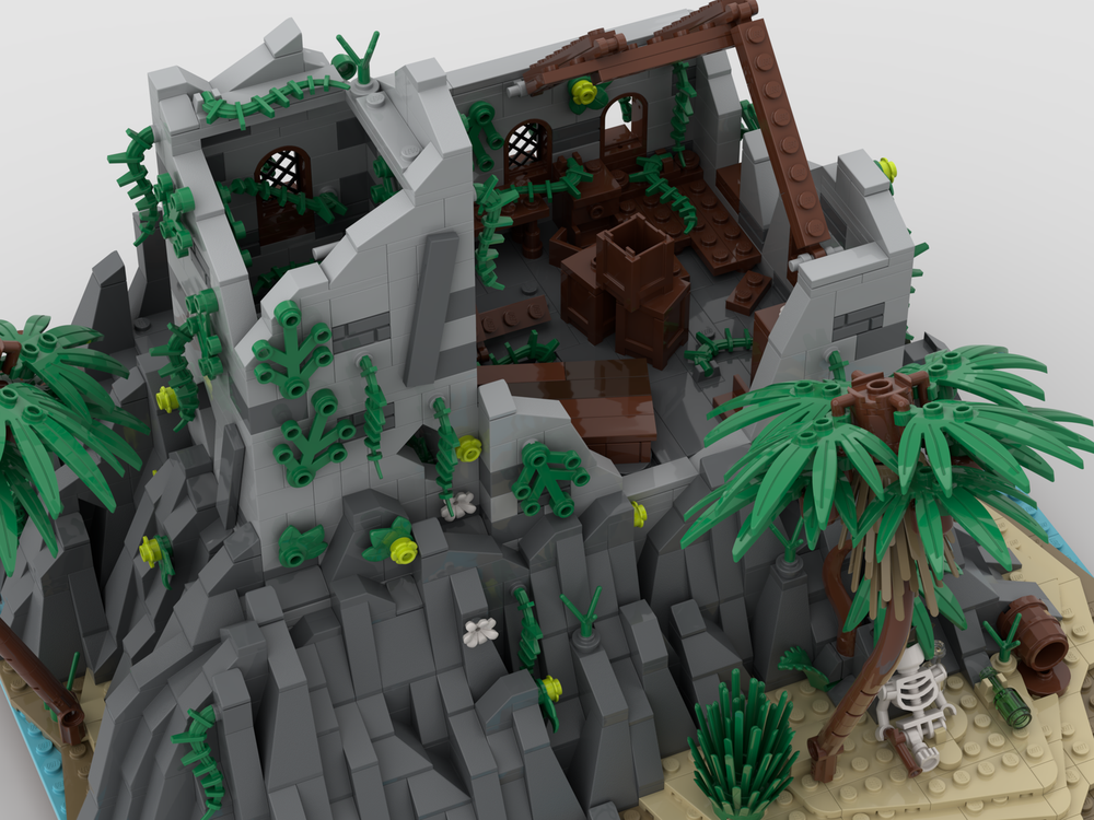 LEGO MOC MOC - Pirate Island Bay - Ruin Island Extension by Dennit0h ...