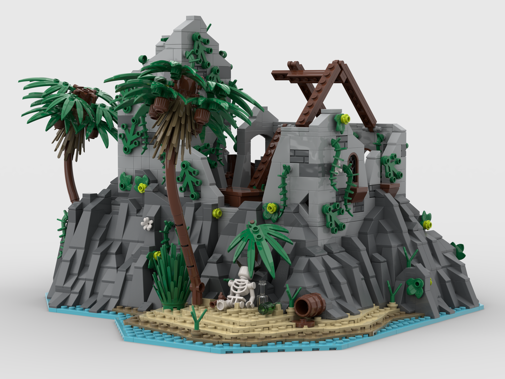 LEGO MOC MOC - Pirate Island Bay - Ruin Island Extension by Dennit0h ...