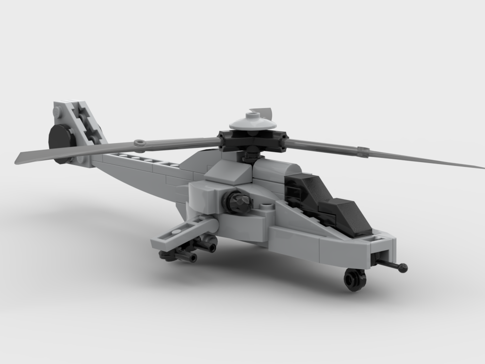 LEGO MOC Futuristic attack helicopter by stupidman | Rebrickable ...