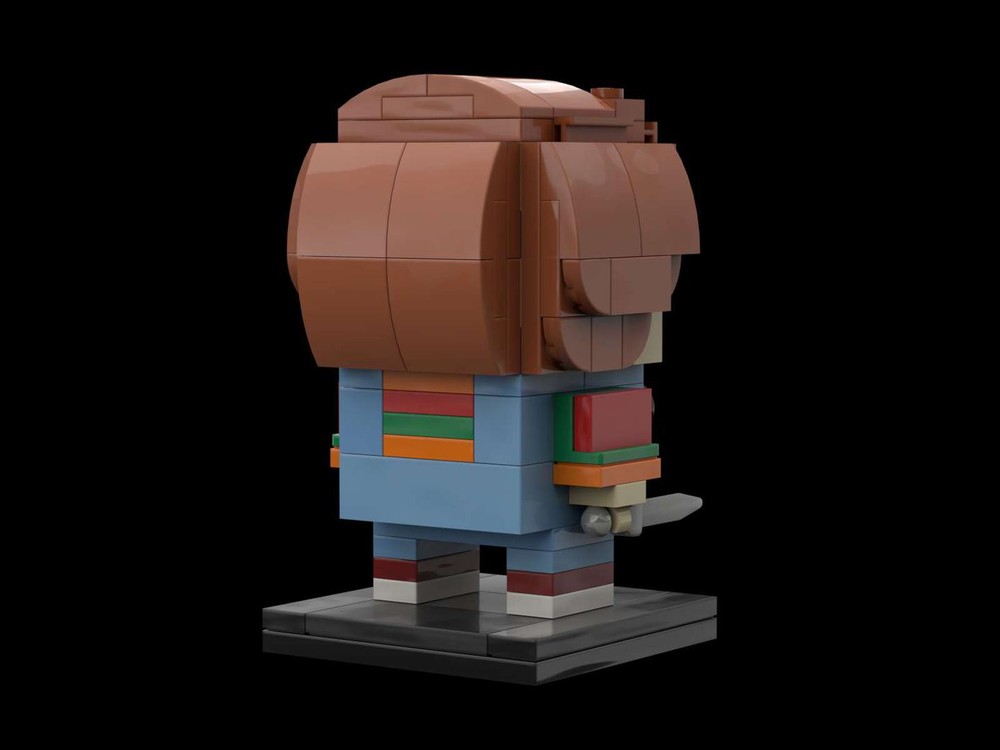 Lego Moc Brickheadz Chucky By Skmoc Rebrickable Build With Lego