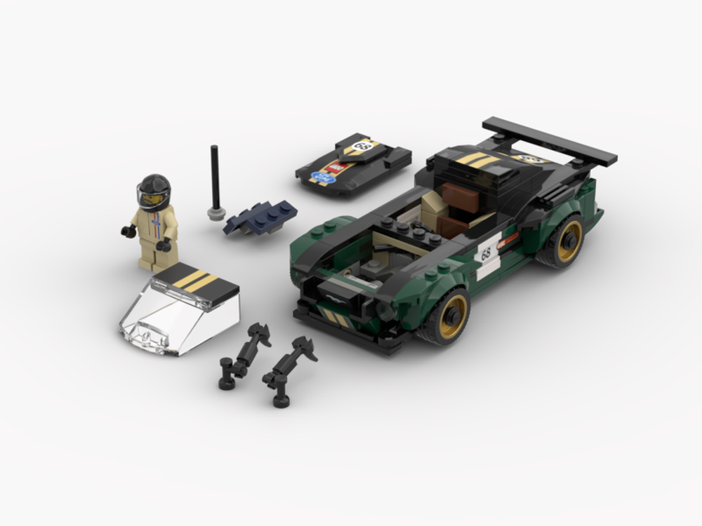 Lego Moc Ford Mustang Racing Moc By 3timeslater Rebrickable Build