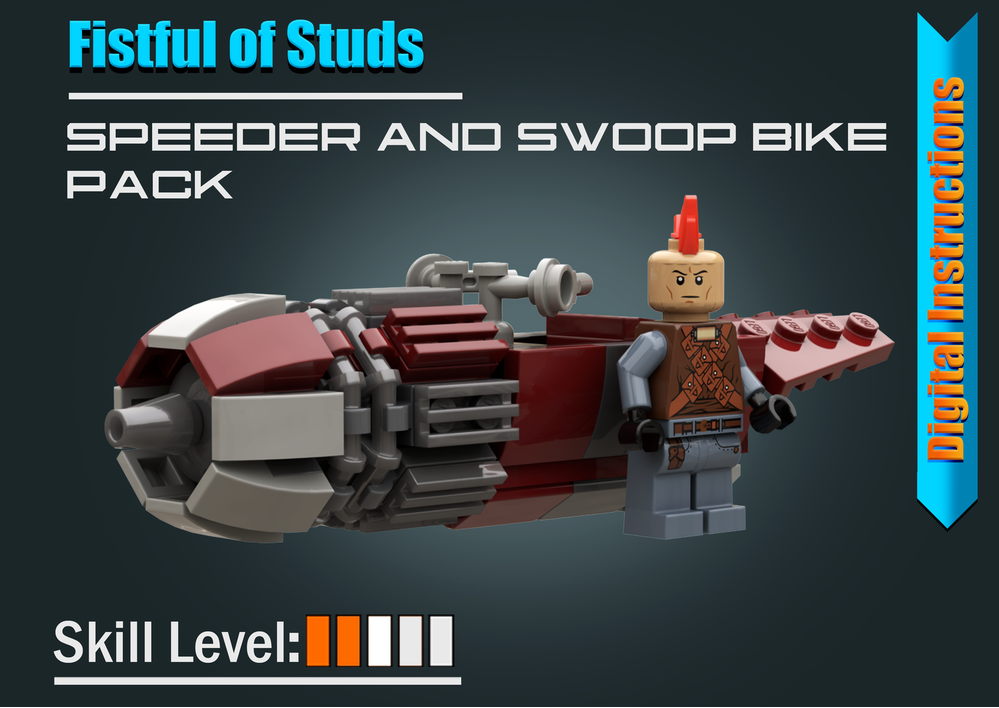 LEGO MOC Speeder And Swoop Bike Pack by FistfulofStuds | Rebrickable ...