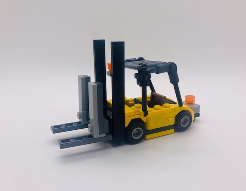 LEGO MOC Forklift by BasicBuilder23 | Rebrickable - Build with LEGO