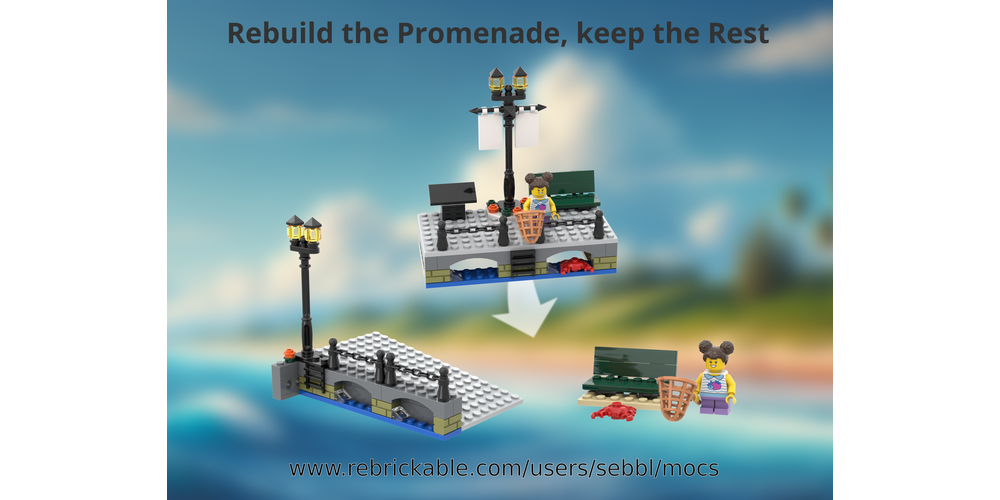 Lego Moc 60422 Harbor Crane Access Ramp By Sebbl Rebrickable Build
