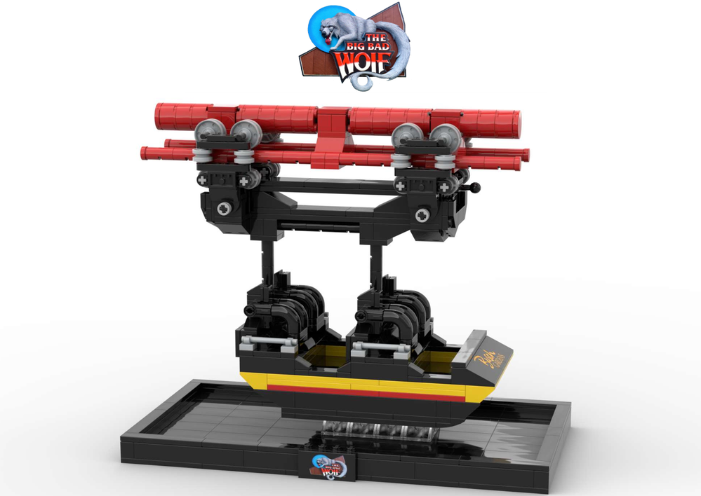LEGO MOC ROLLERCOASTER - BIG BAD WOLF - BUSCH GARDENS WILLIAMSBURG by ...
