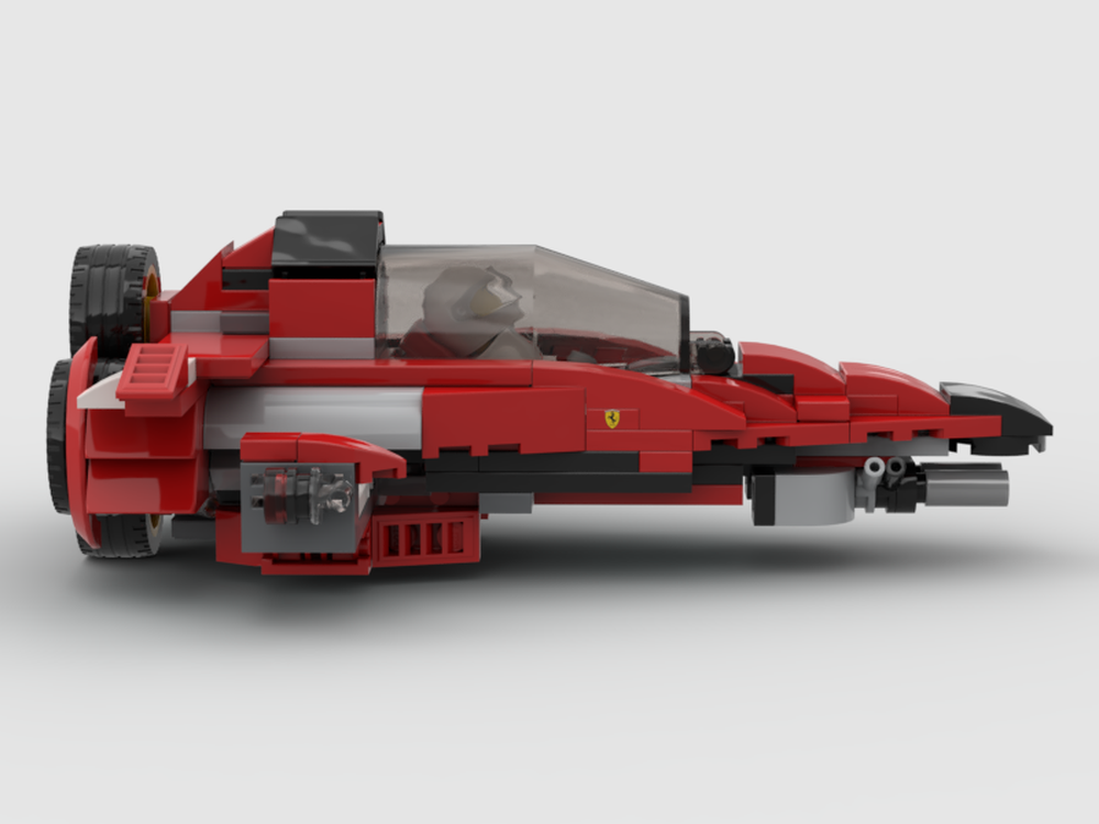 LEGO MOC 76906 Ferrari Starfighter by R4D3K | Rebrickable - Build with LEGO