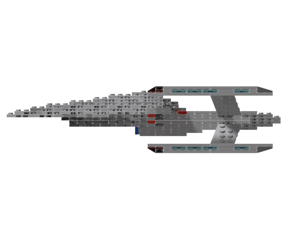 Lego Moc 12160 Scale Talon Class Starship By Yamato534 Rebrickable