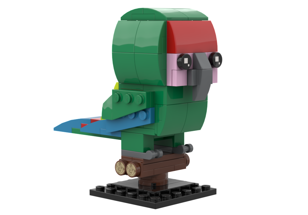 LEGO MOC Military Macaw by OrchardBuilds | Rebrickable - Build with LEGO