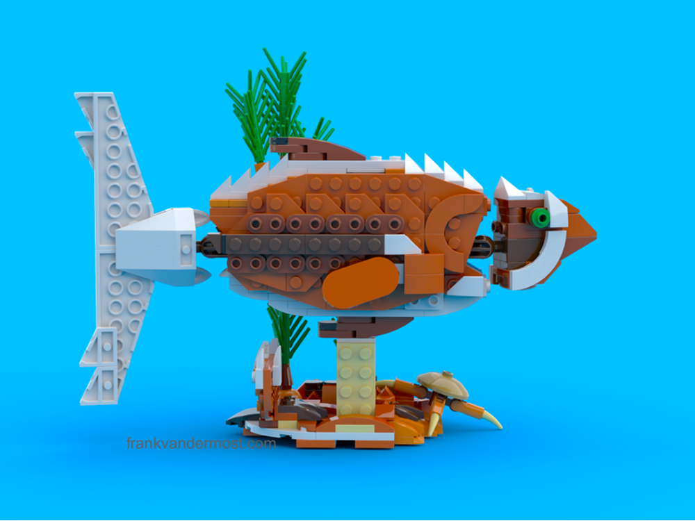 LEGO MOC Forest fish by Frank_van_der_Most | Rebrickable - Build with LEGO