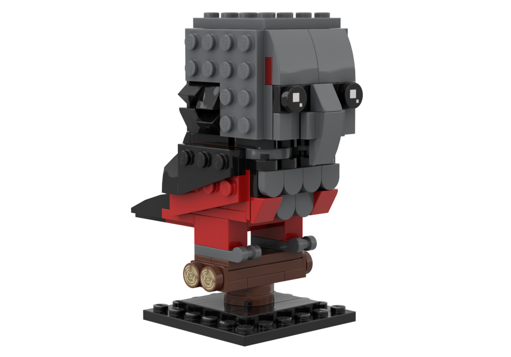 LEGO MOC Pesquet's Parrot (Dracula Parrot): Birdheadz by OrchardBuilds ...