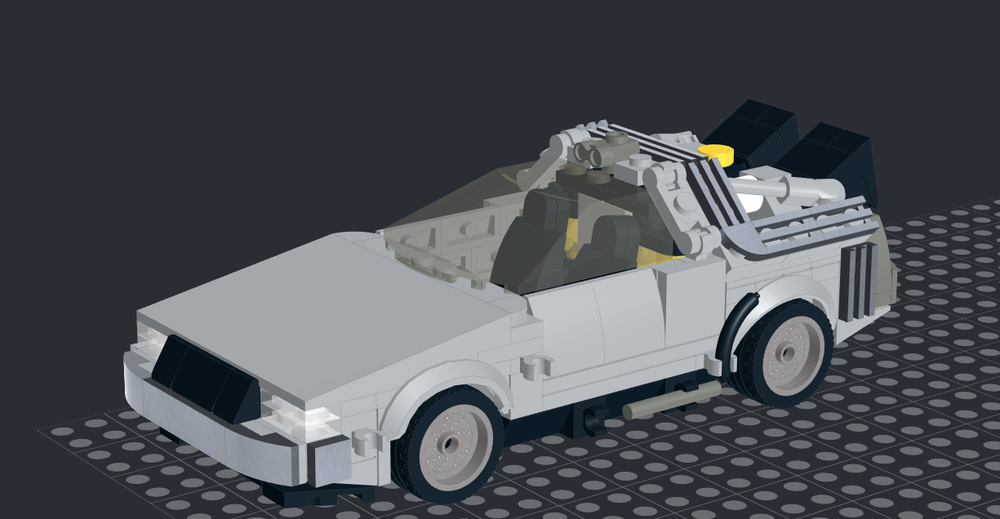 LEGO MOC BTTF The DeLorean by Horizon_ | Rebrickable - Build with LEGO