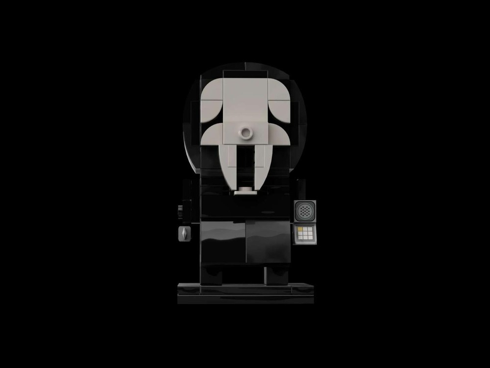 LEGO MOC BrickheadZ Ghostface by skmoc | Rebrickable - Build with LEGO